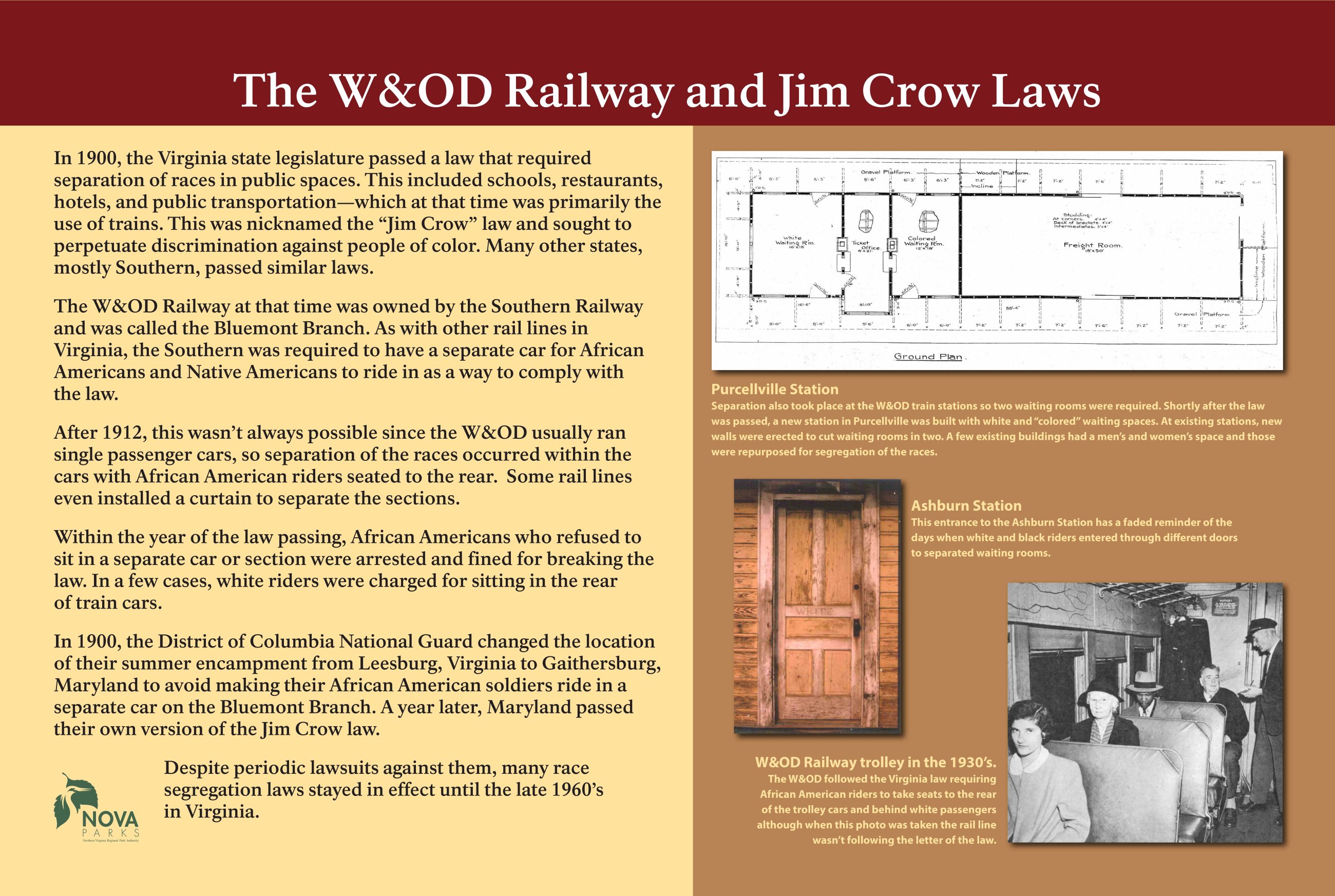 Park History Interpretive Series: The W&OD Railway and Jim Crow Laws ...