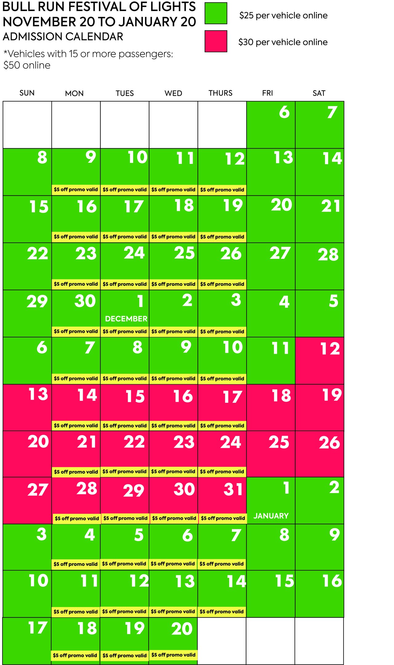 Bull Run Festival of Lights | Nova Parks